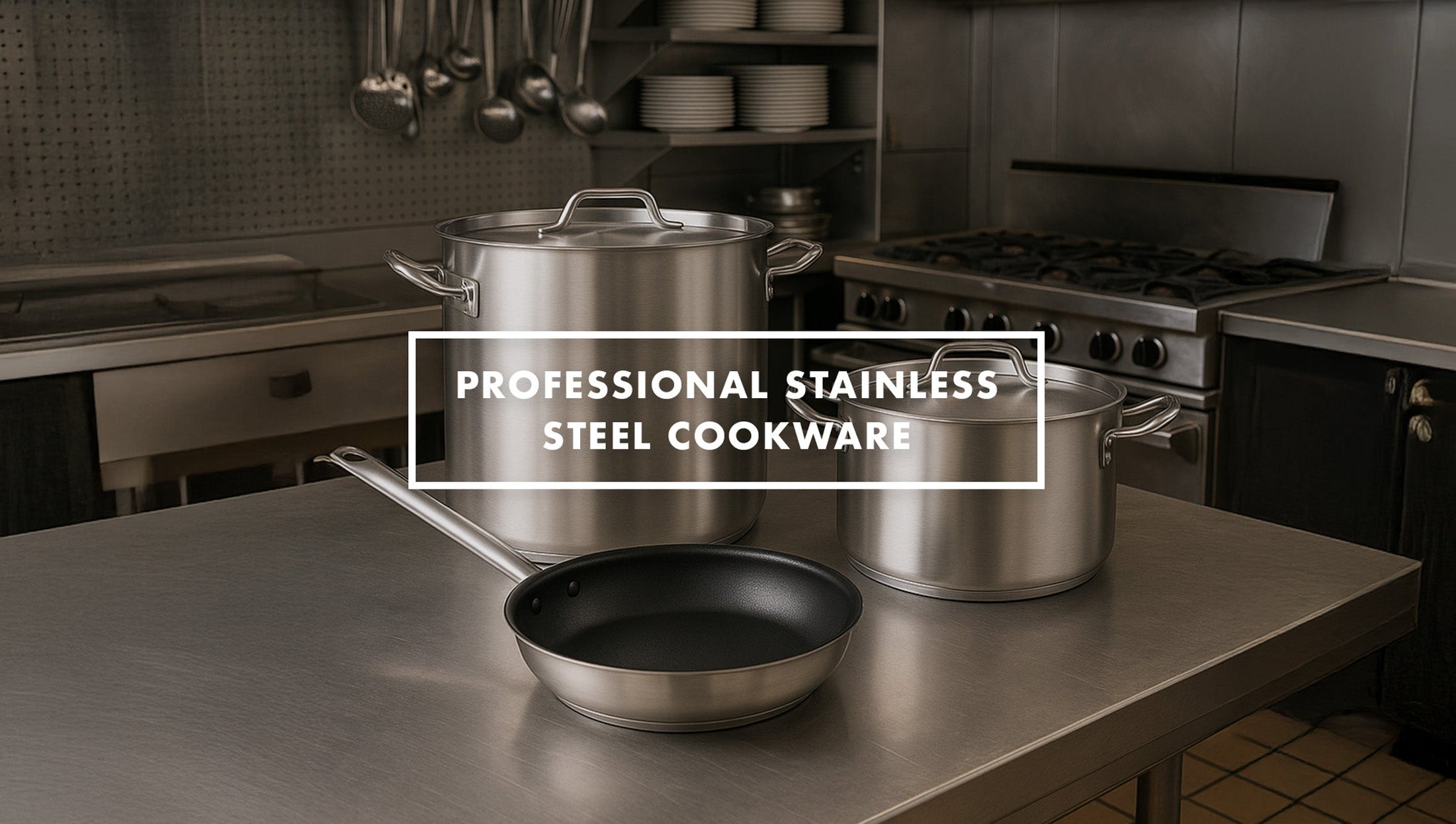 Professional Stainless Steel Cookware — Chef Set