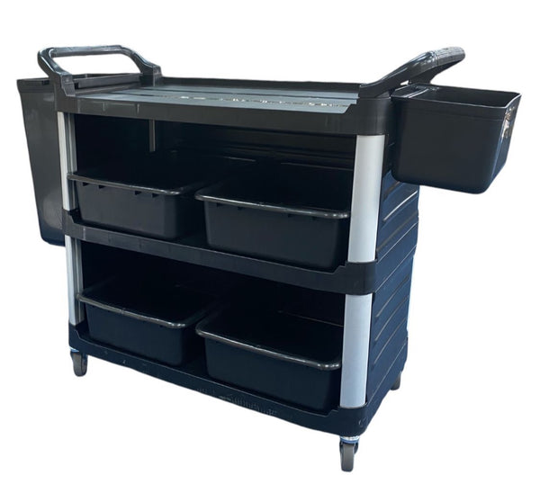 3 TIER ENCLOSED TROLLEY (8480) | Chef Set